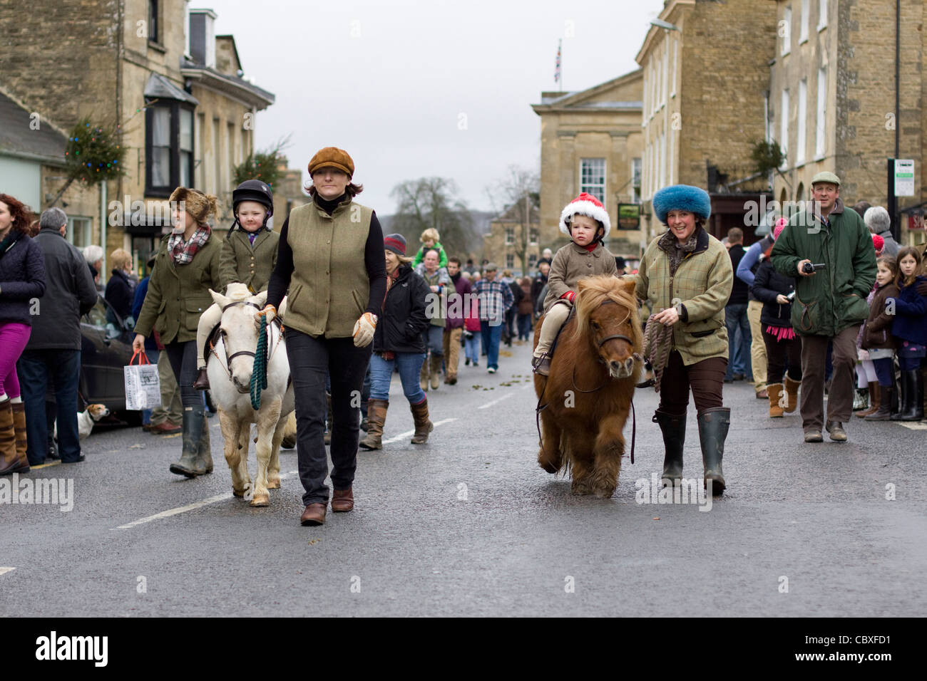 The Heythrop Hunt at the boxing day meet in Chipping Norton Stock Photo ...