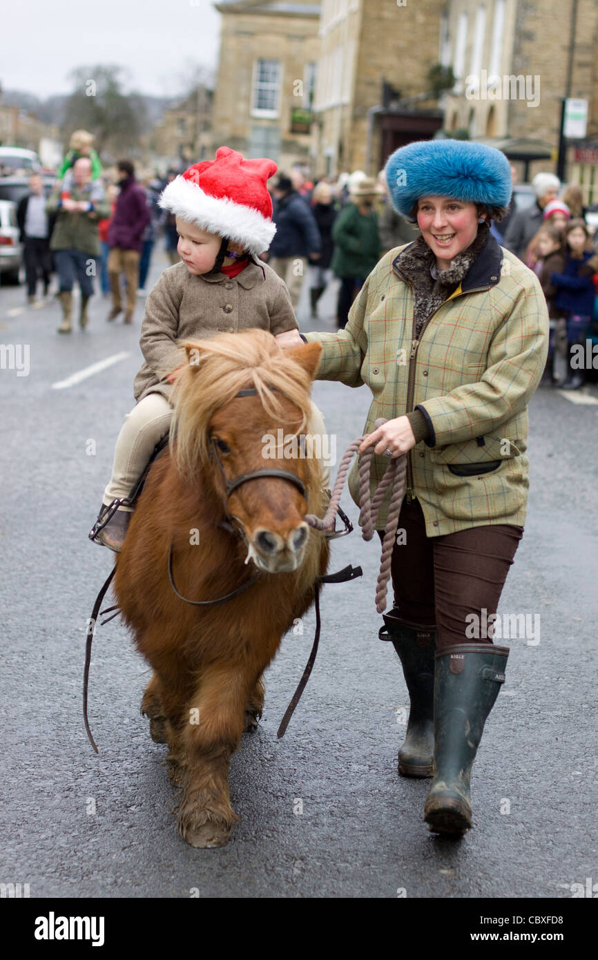 The Heythrop Hunt at the boxing day meet in Chipping Norton Stock Photo ...
