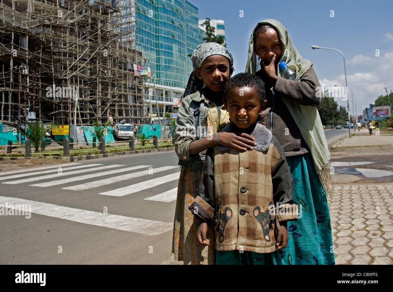 Street children, Addis Abeba, Ethiopia Stock Photo - Alamy