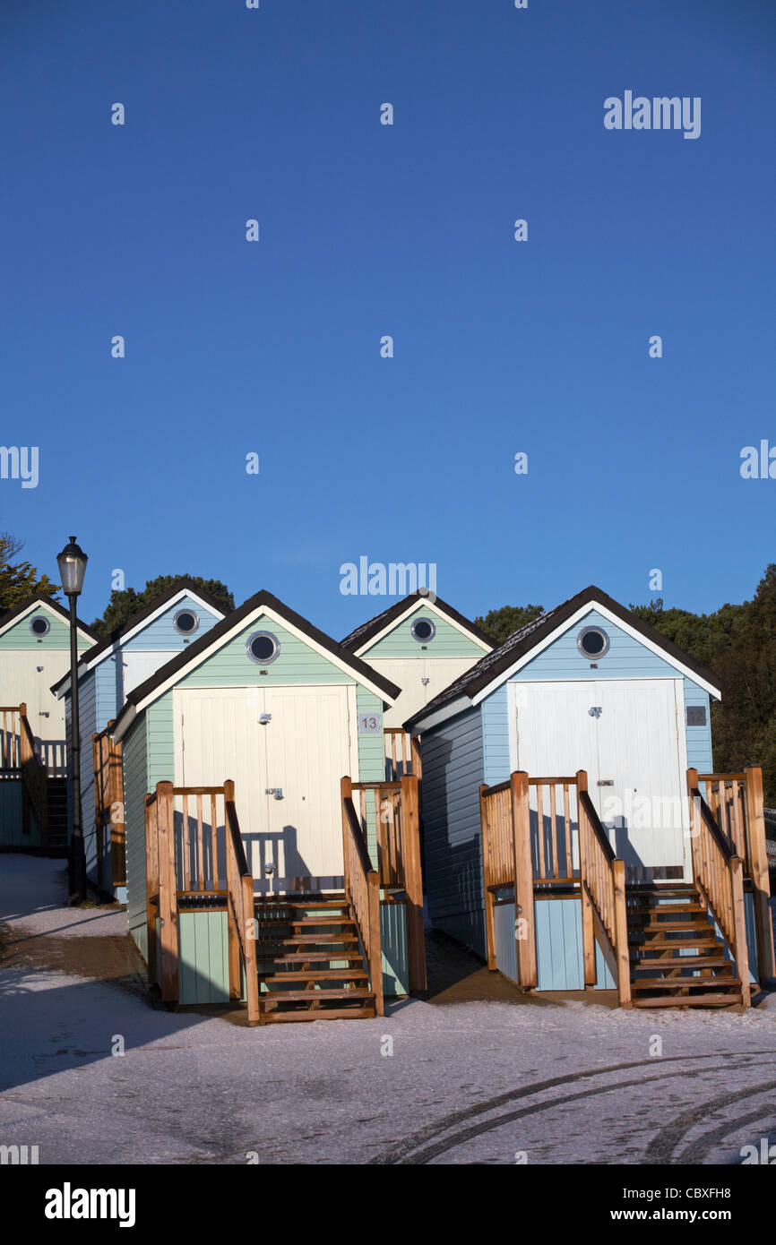 Bournemouth beach in the snow hi-res stock photography and images - Alamy