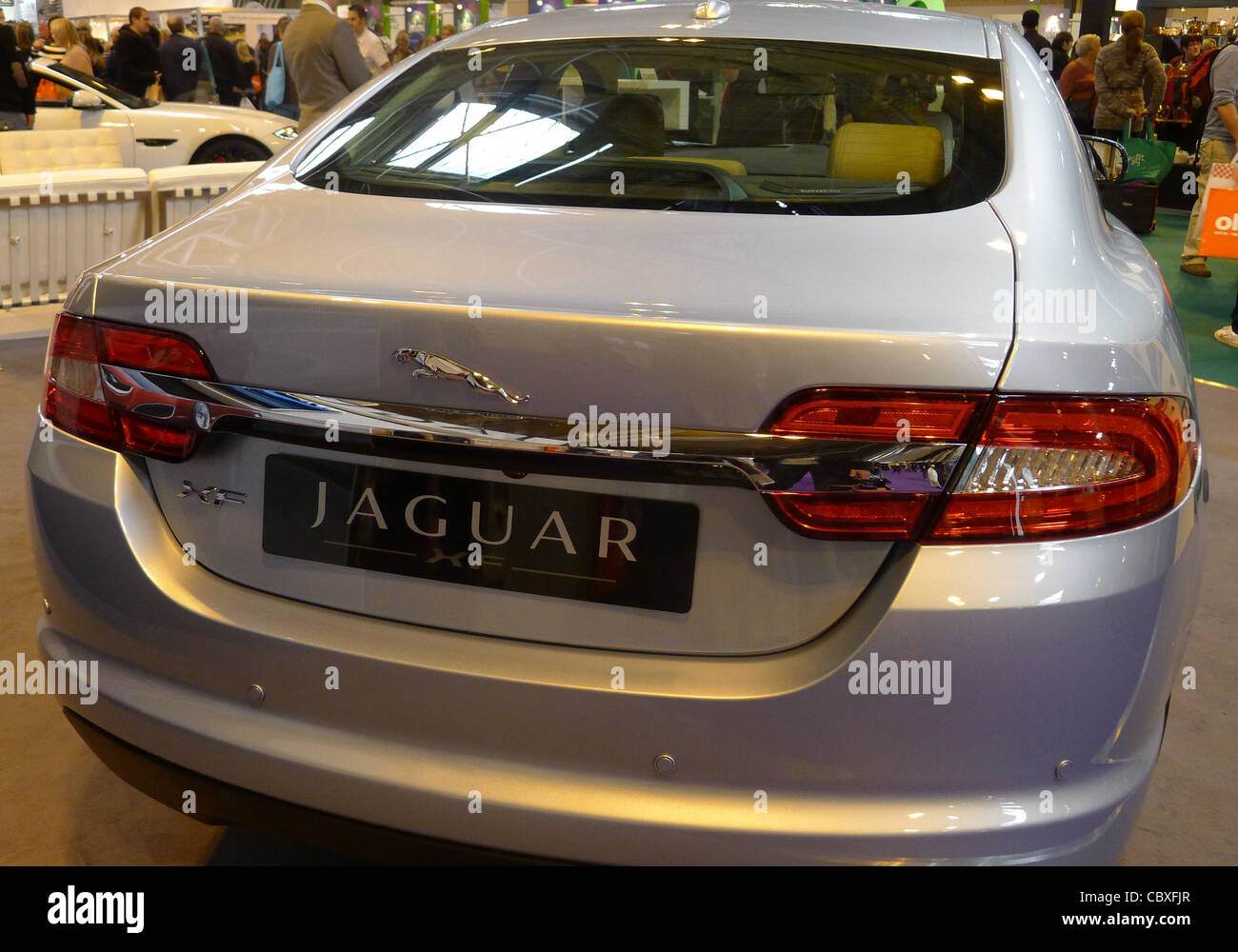 Jaguar XF Rear View Stock Photo - Alamy