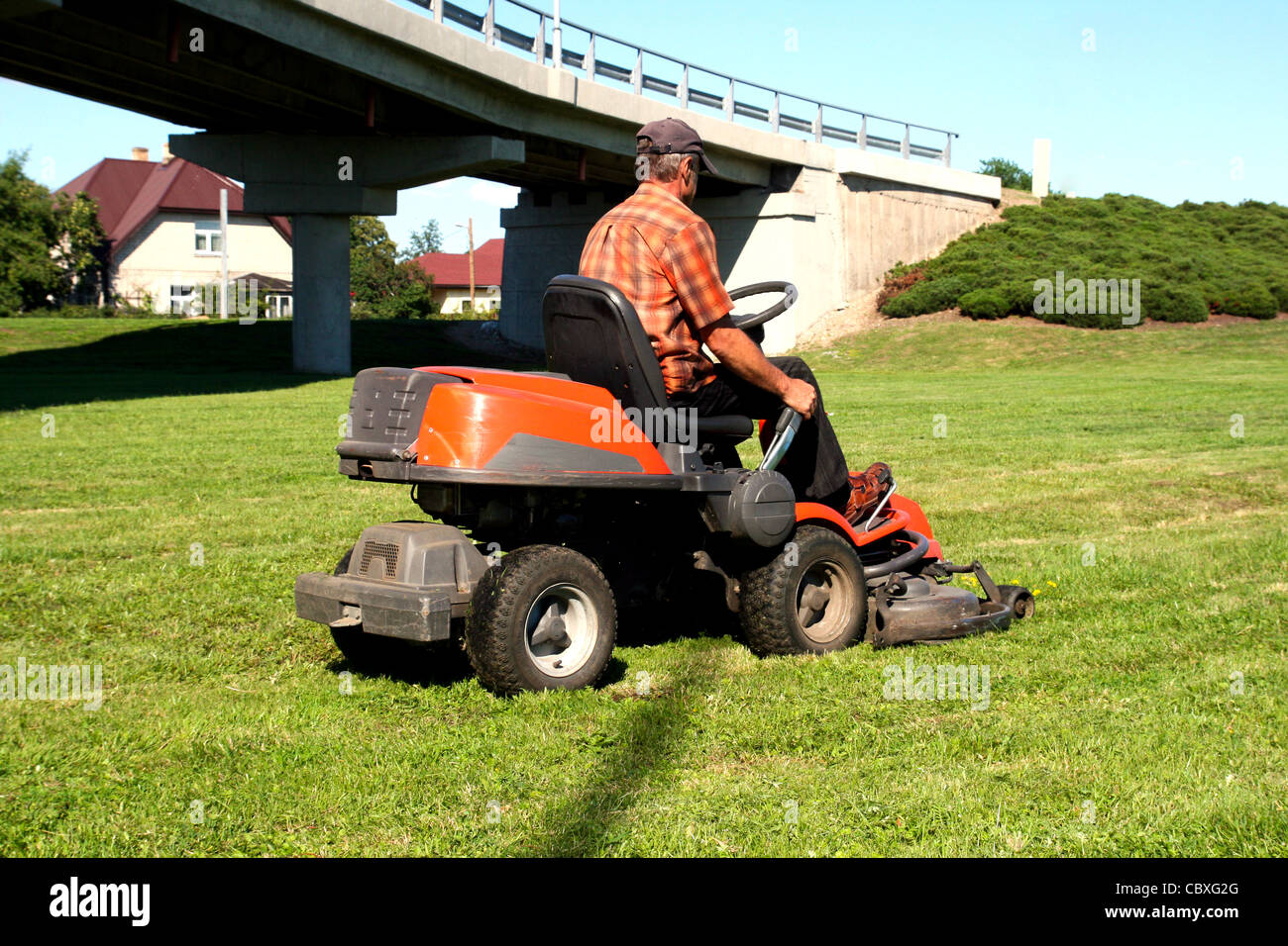 Riding mower machine hi-res stock photography and images - Alamy