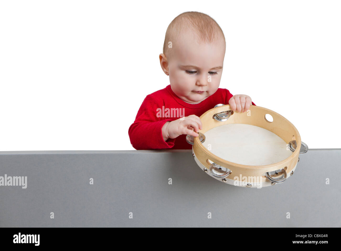 Tambourine child hi-res stock photography and images - Alamy