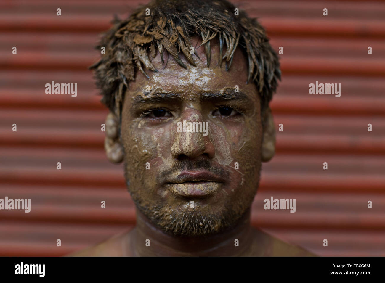 Young Kushti Wrestler from Varanasi Stock Photo - Alamy
