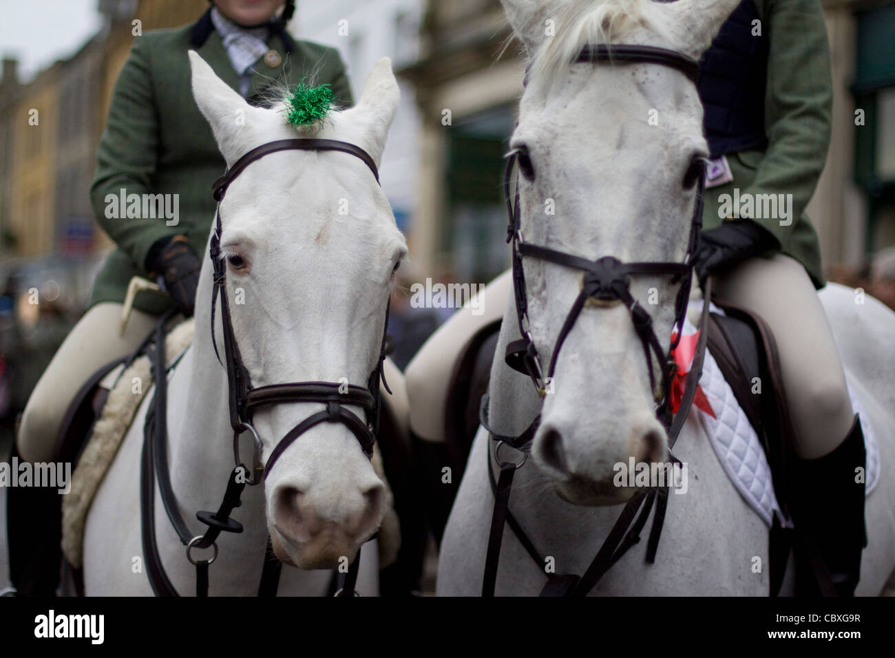 The Heythrop Hunt at the boxing day meet in Chipping Norton Stock Photo ...