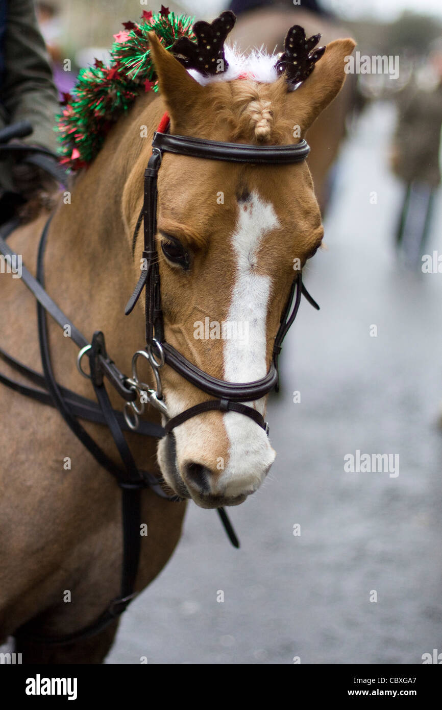 The Heythrop Hunt at the boxing day meet in Chipping Norton Stock Photo ...