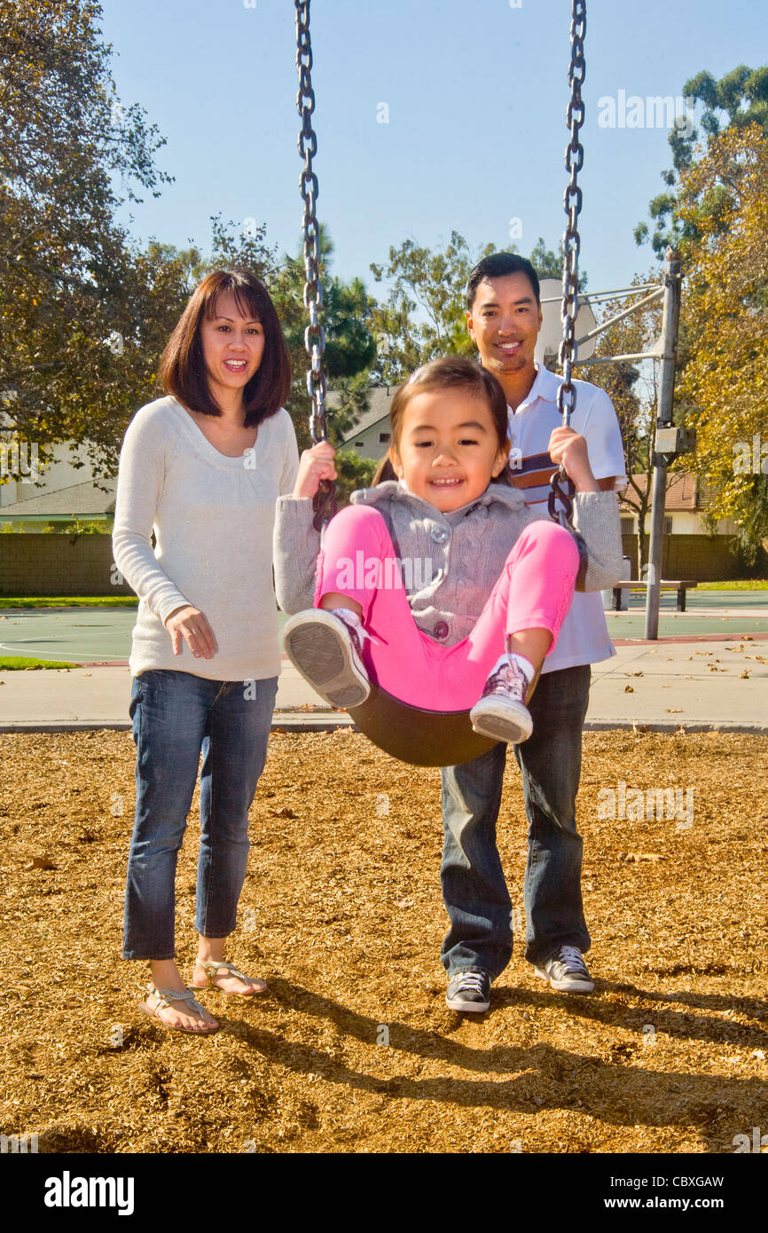 Asian american family mom dad father hi-res stock photography and images - Alamy