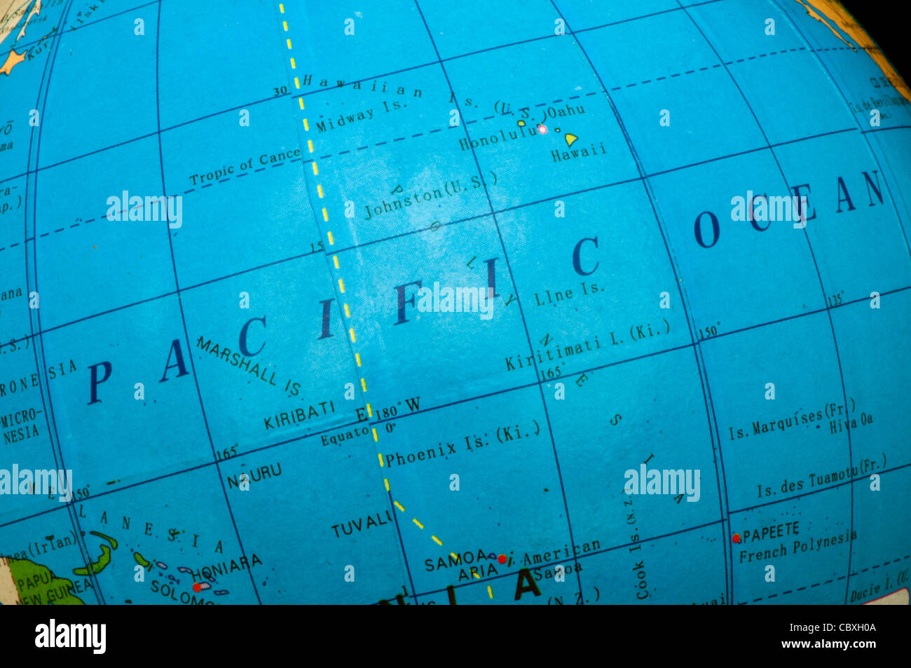 North pacific ocean map hi-res stock photography and images - Alamy