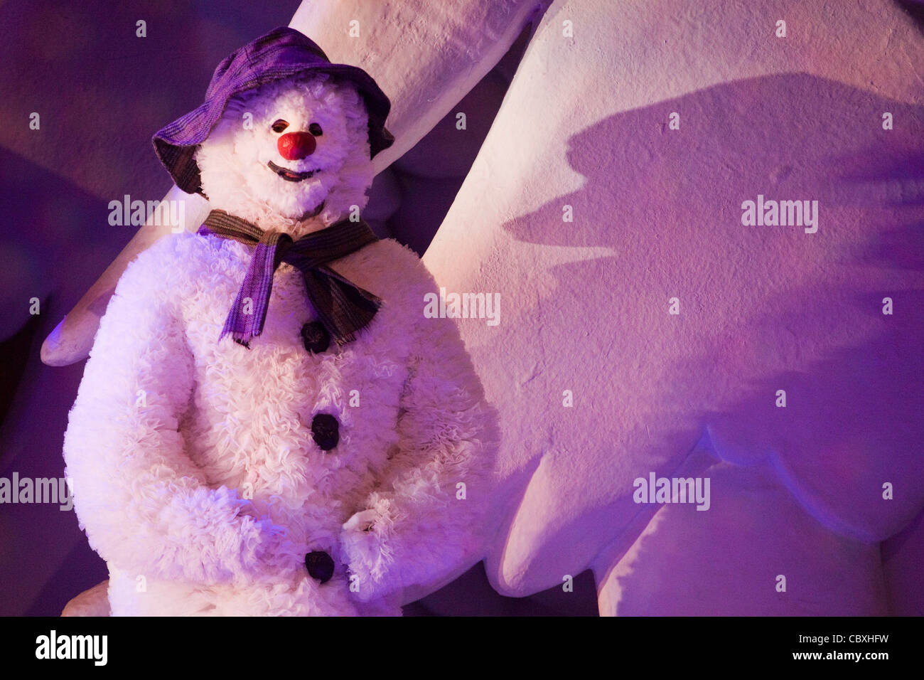Performance of "The Snowman" at the Peacock Theatre in London with ...