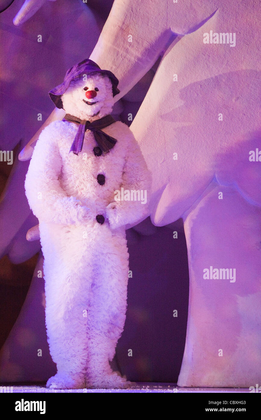 Performance of "The Snowman" at the Peacock Theatre in London with ...
