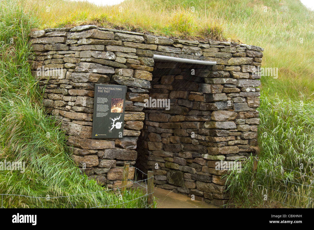 Scotland, Orkney Islands, Mainland, Stromness. Neolithic stone ...