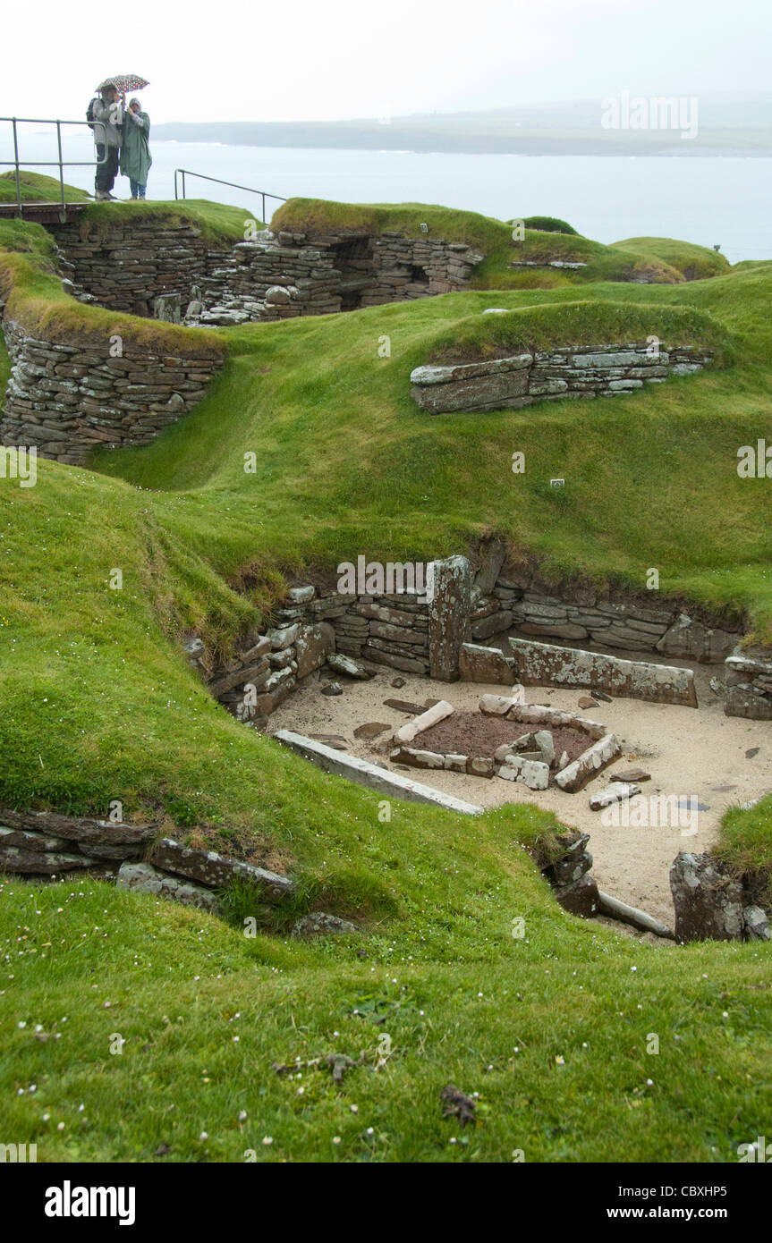 Scotland, Orkney Islands, Mainland, Stromness. Neolithic stone ...