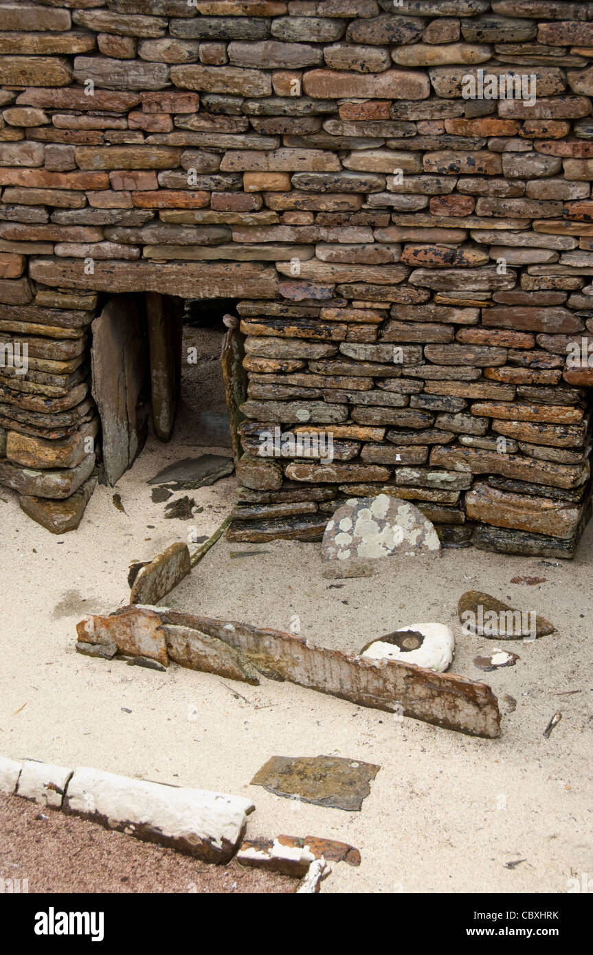 Scotland, Orkney Islands, Mainland, Stromness. Neolithic stone ...