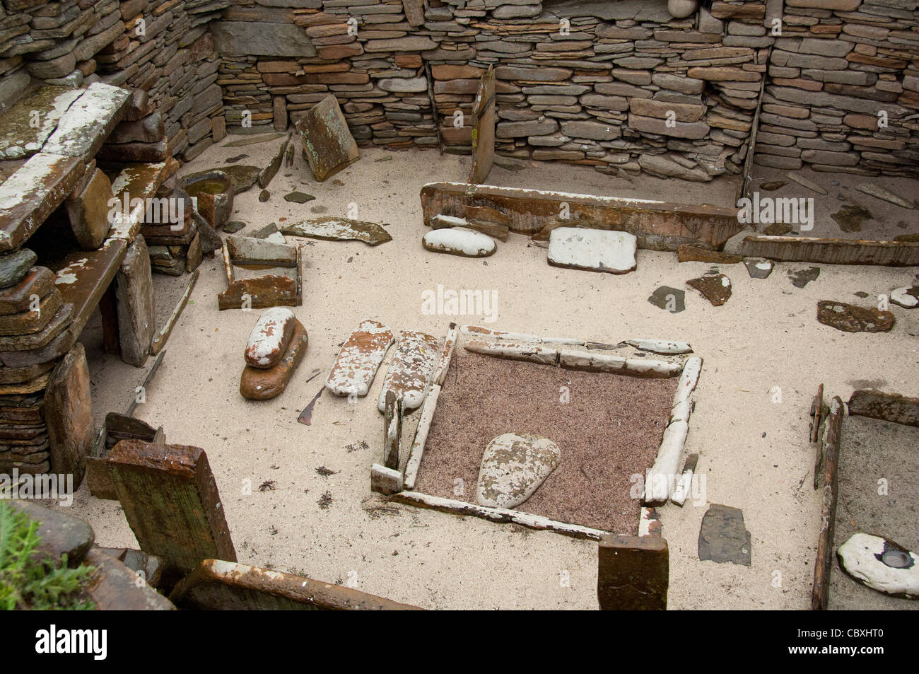 Ruins neolithic settlement hi-res stock photography and images - Alamy