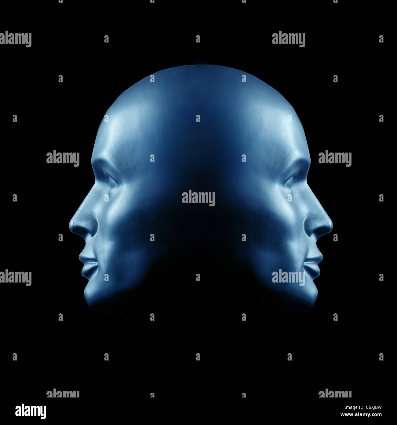 Two faced statue hi-res stock photography and images - Alamy