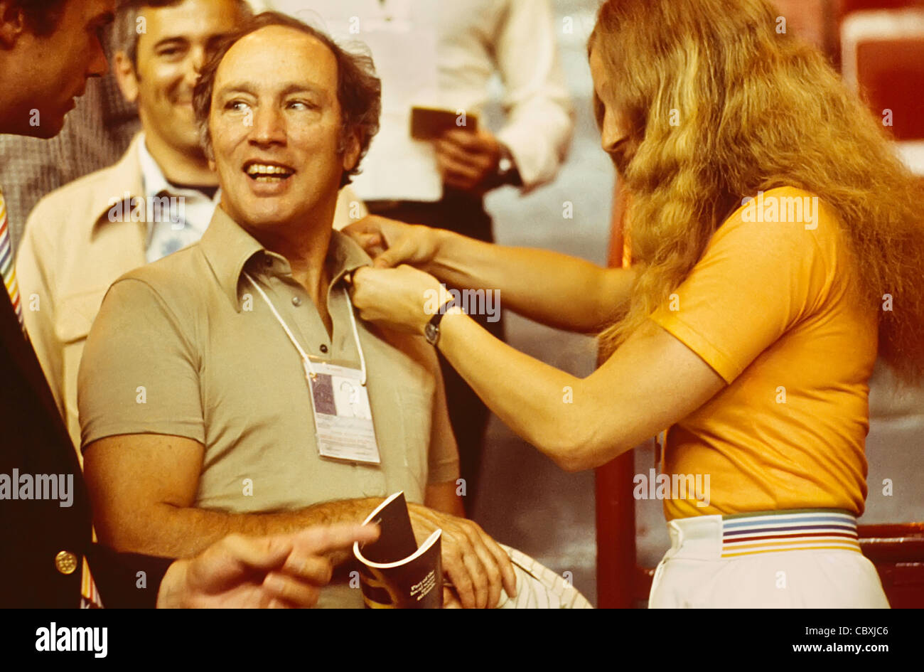 Pierre Elliott Trudeau;Former Prime Minister of Canada; with Friends ...