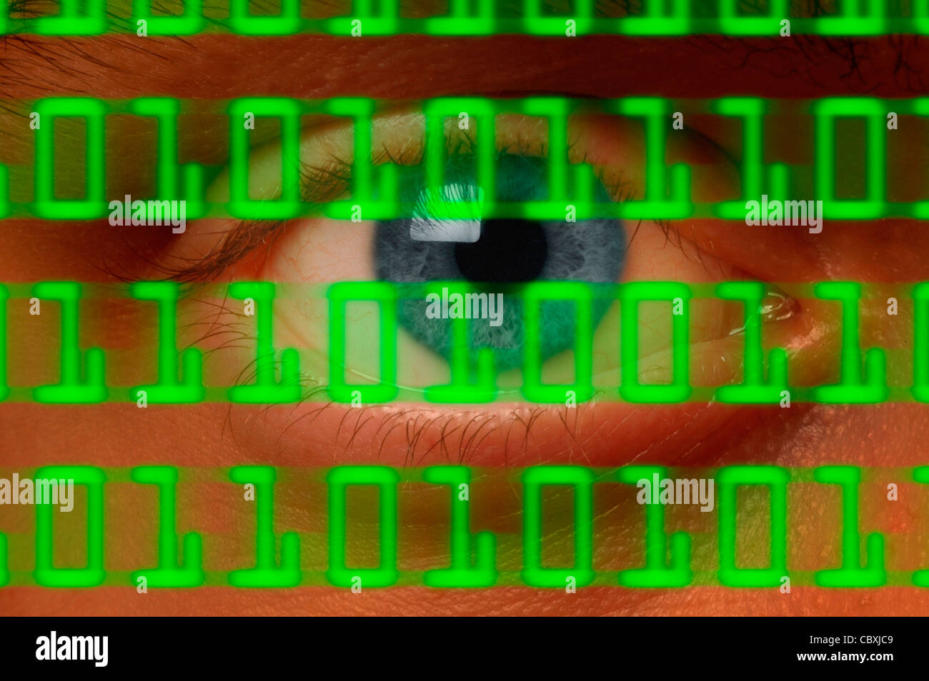 Binary code with eyes hi-res stock photography and images - Alamy