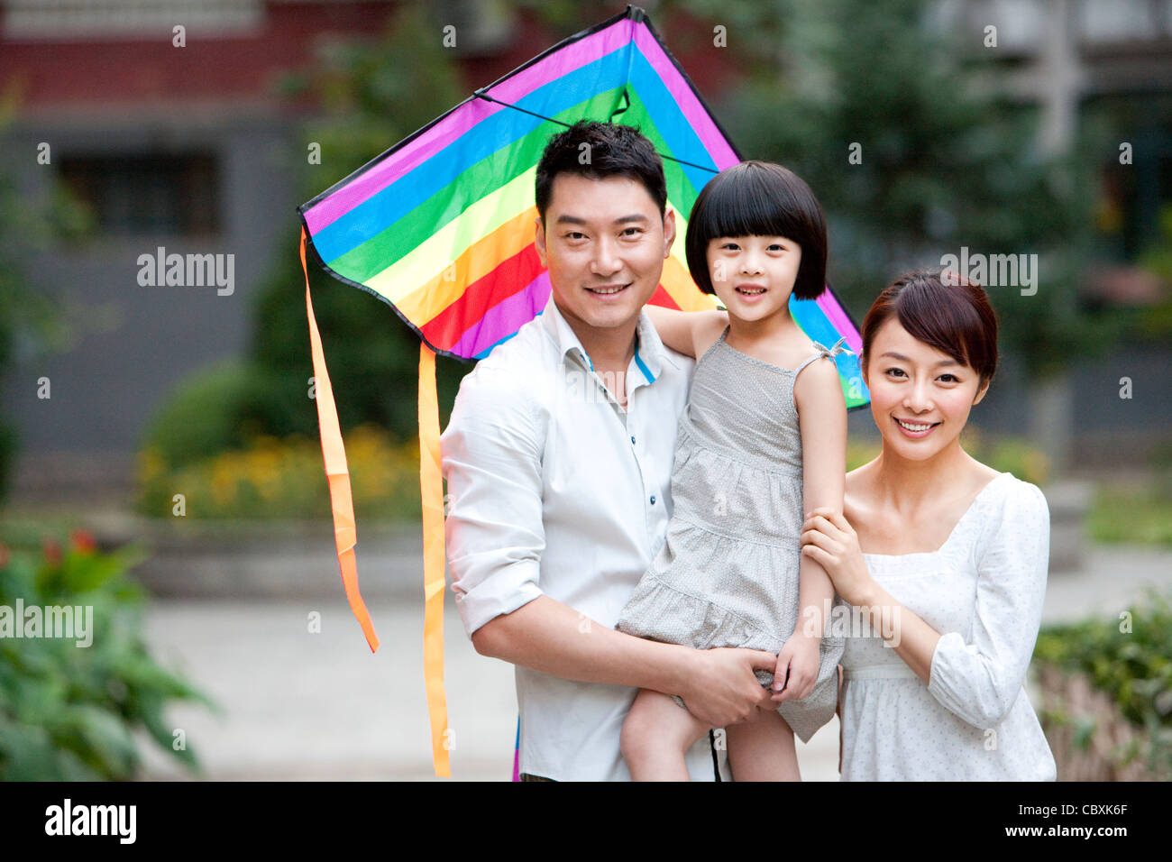 Family in a common community Stock Photo - Alamy