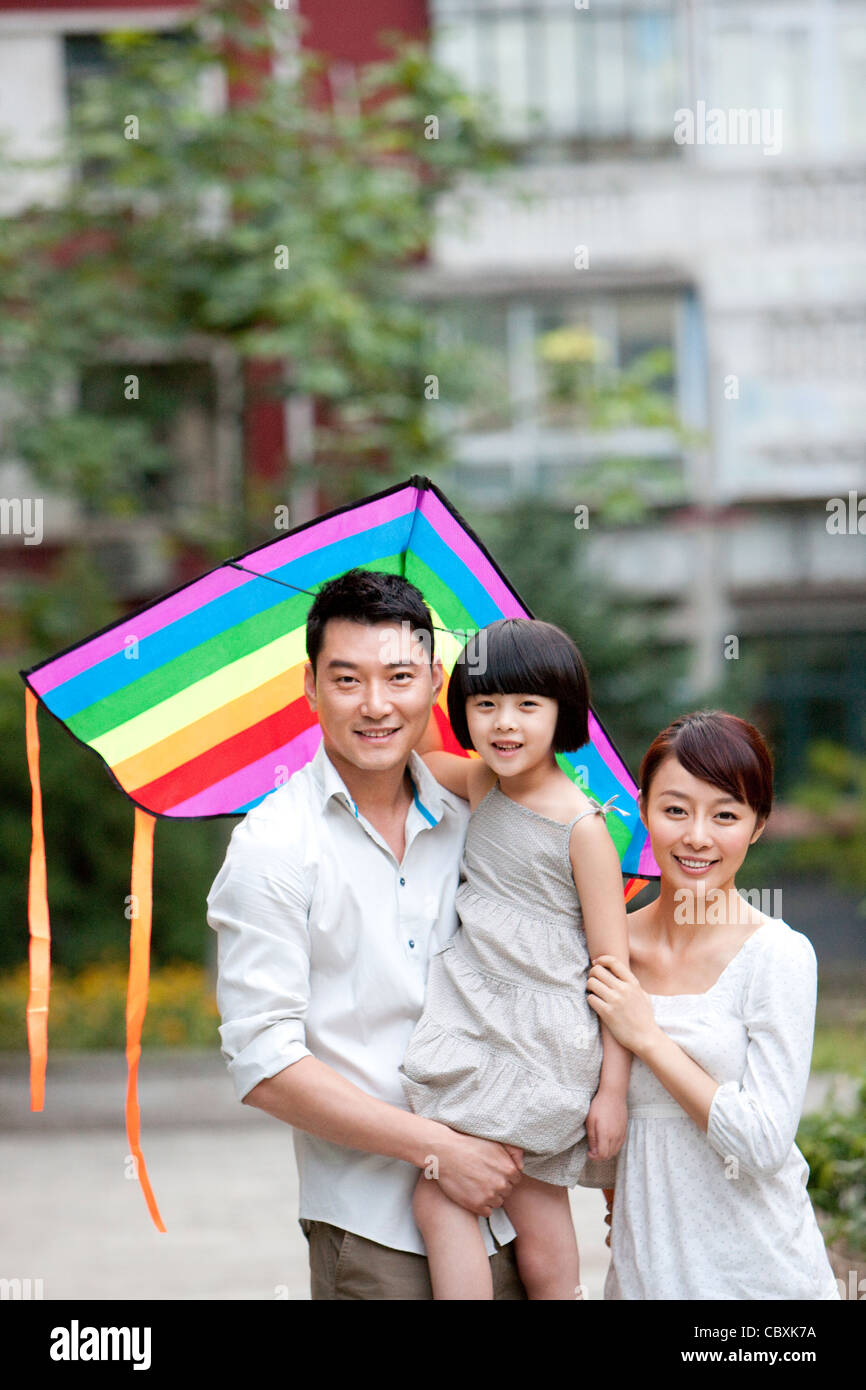 Family in a common community Stock Photo - Alamy