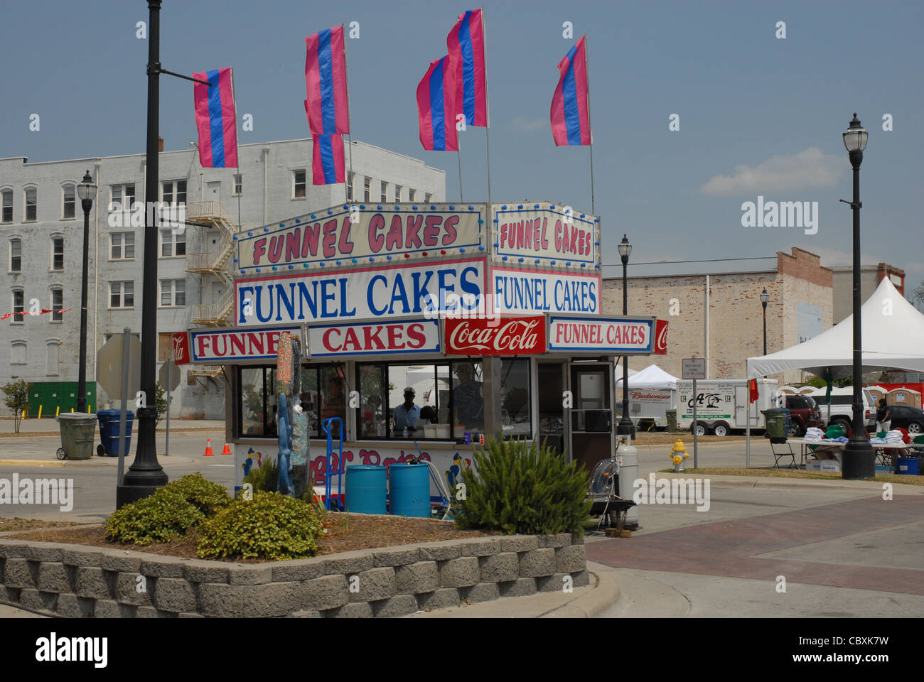 Funnel Cake Stand Stock Photo - Alamy