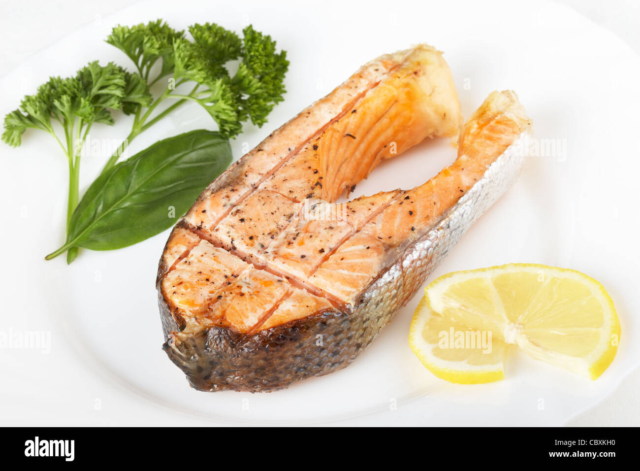 Salmon grill hi-res stock photography and images - Alamy