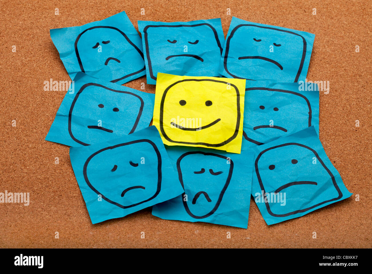 Unhappy smiley face hi-res stock photography and images - Alamy