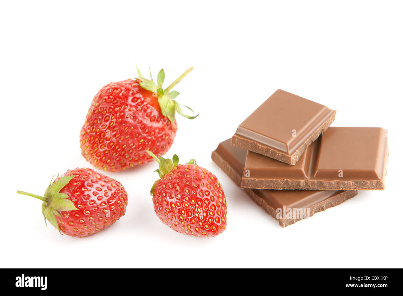 Chocolate and strawberries Stock Photo - Alamy