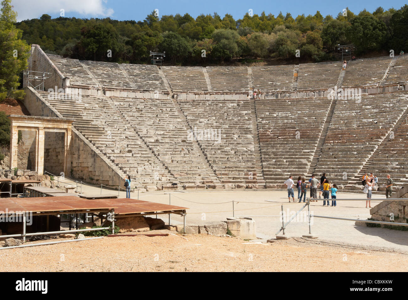 Ancient epidaurus tourists hi-res stock photography and images - Alamy