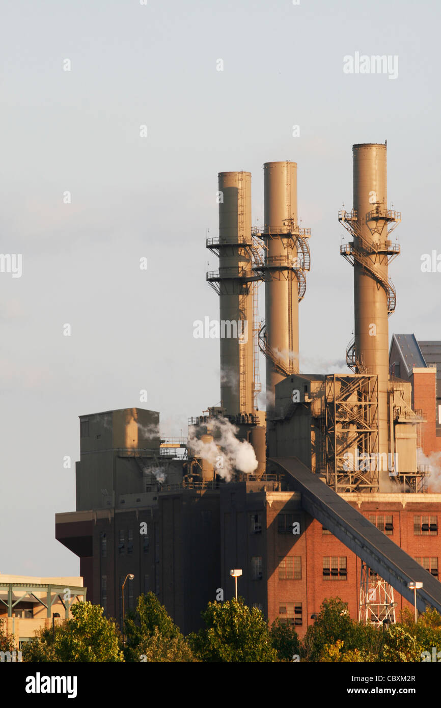 A power plant in Indianapolis, Indiana Stock Photo - Alamy