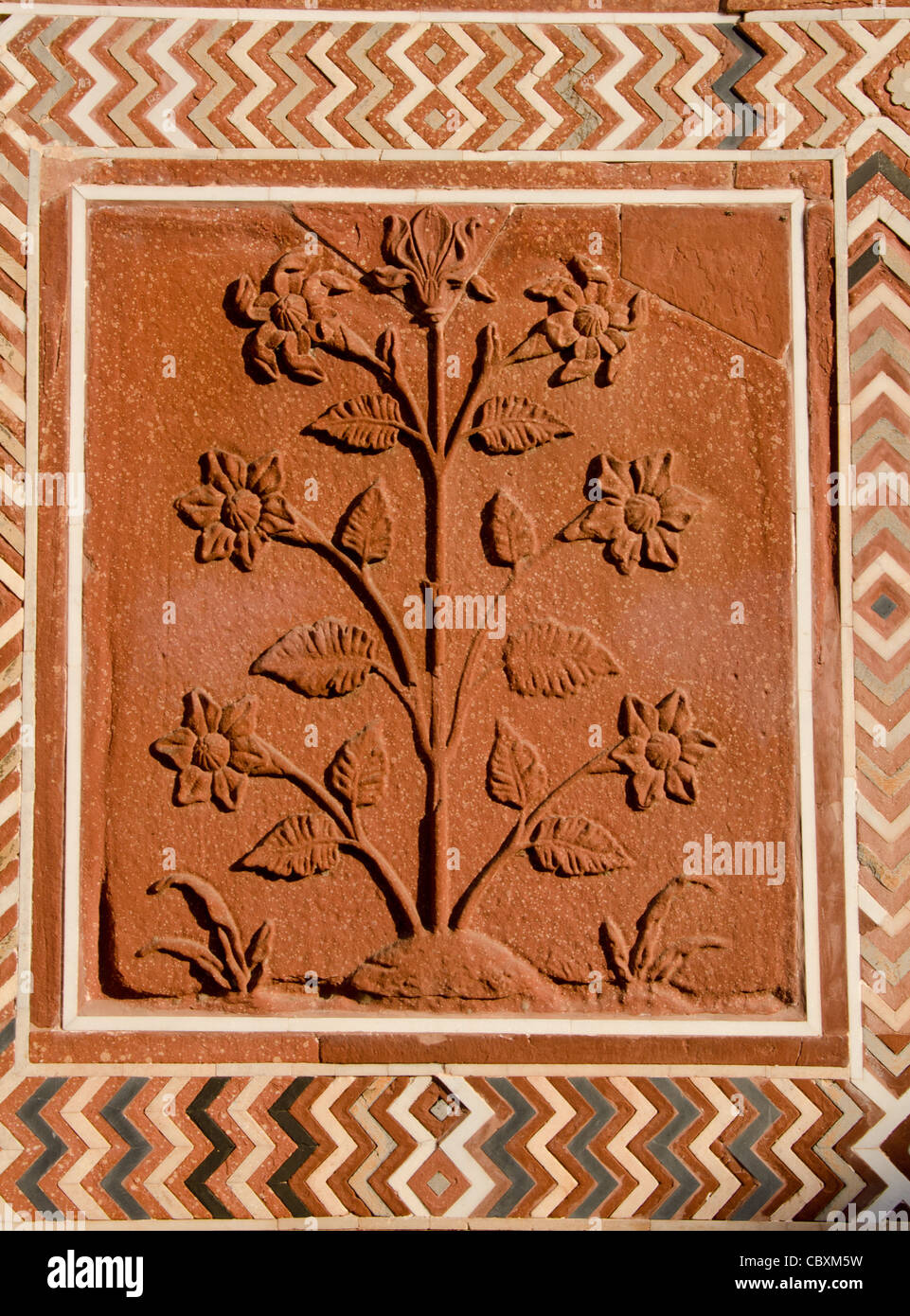 RED STONE INLAY Stock Photo - Alamy