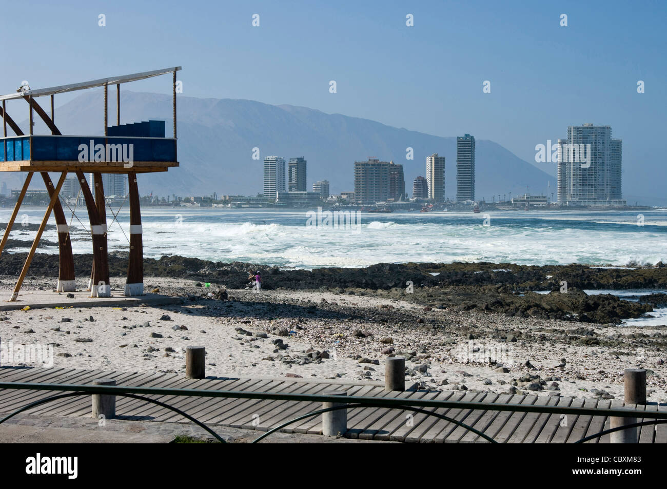Chile iquique city cavancha beach hi-res stock photography and images ...