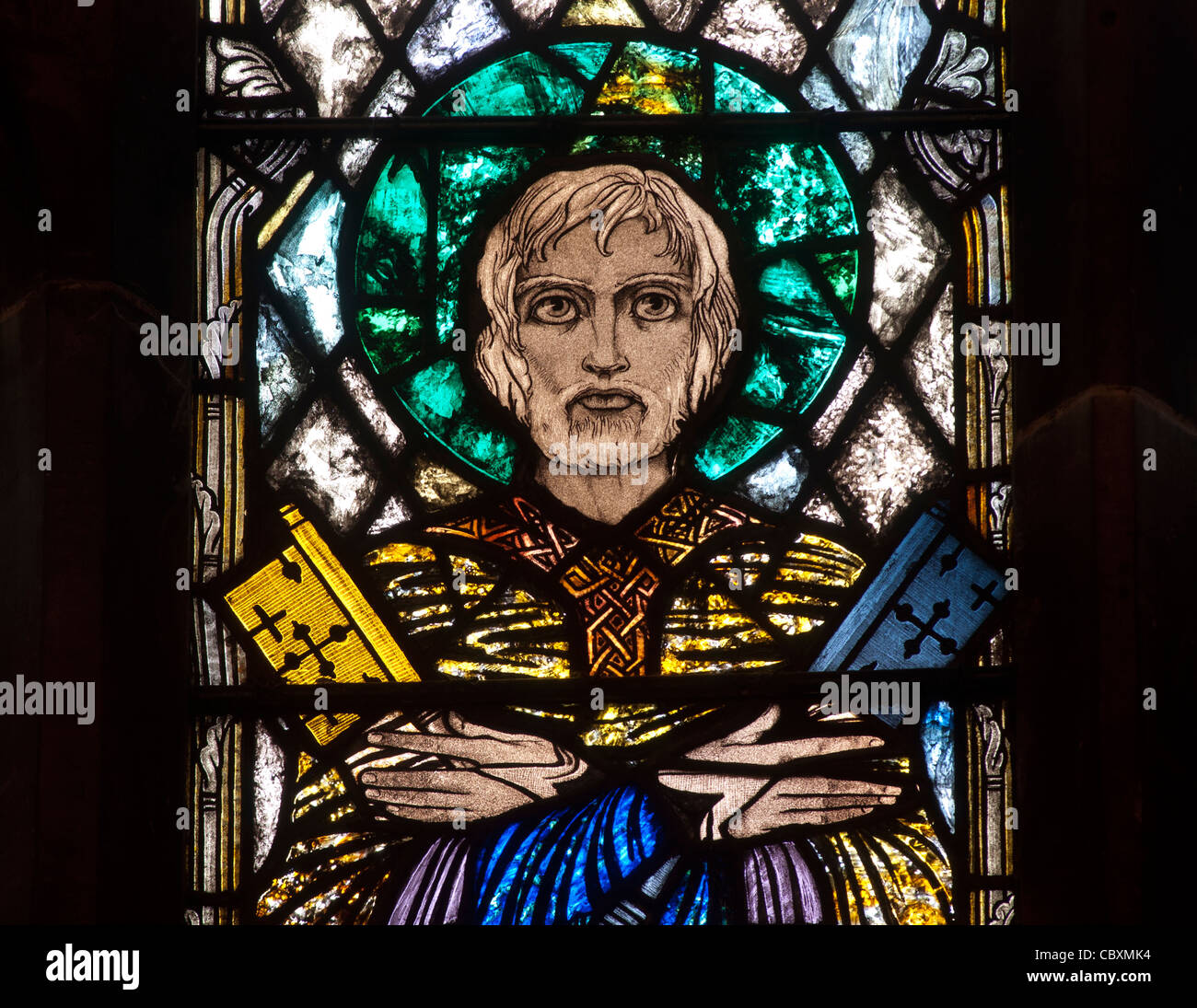 Harry Clarke window, All Saints Church, Bedworth, Warwickshire, England ...