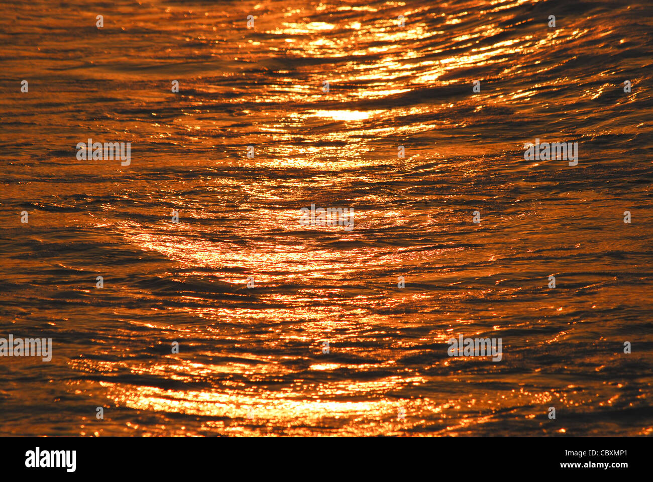 Sun light reflection on the sea Stock Photo - Alamy