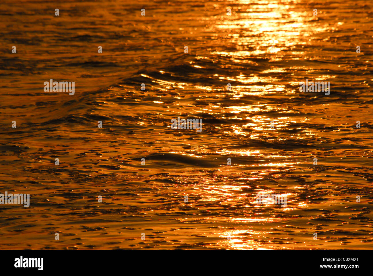 Sun light reflection on the sea Stock Photo - Alamy