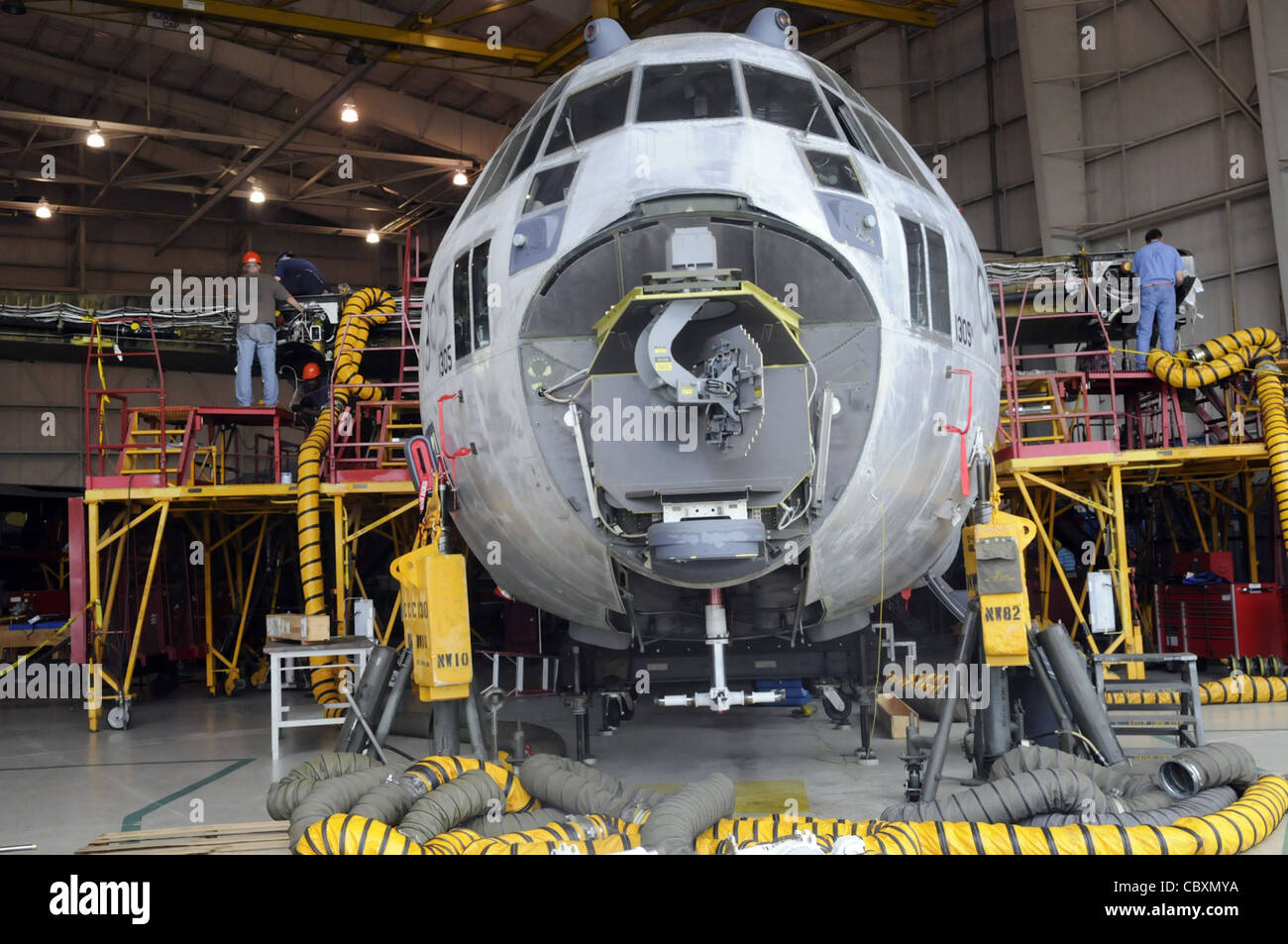 The first C-130 Hercules to undergo high-velocity maintenance is ...