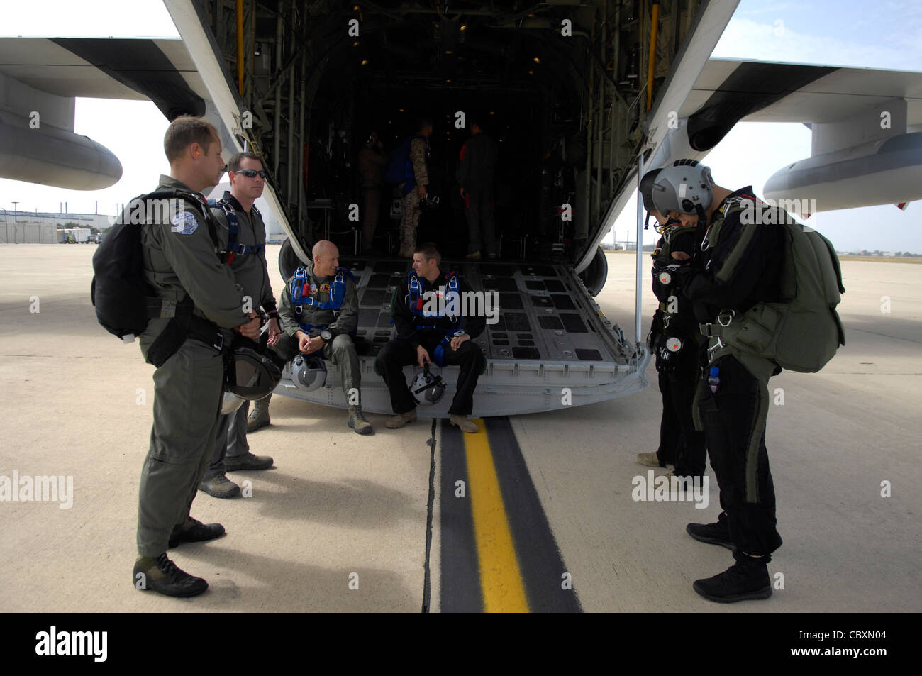 Airman from the 342 Training Squadron along, SERE Specialists, Marines ...