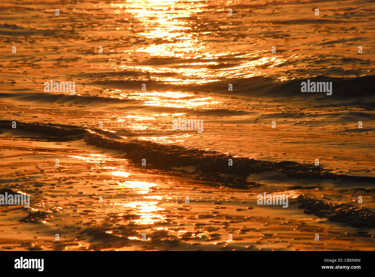 sun light reflection on the sea Stock Photo - Alamy