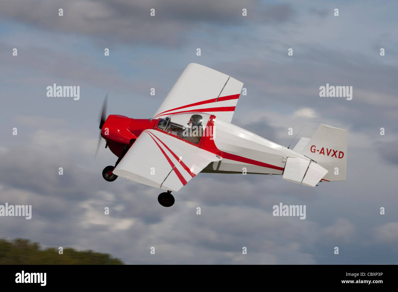 Tipsy T.66 RA45 Series 3 Nipper G-AVXD in flight taking-off from ...