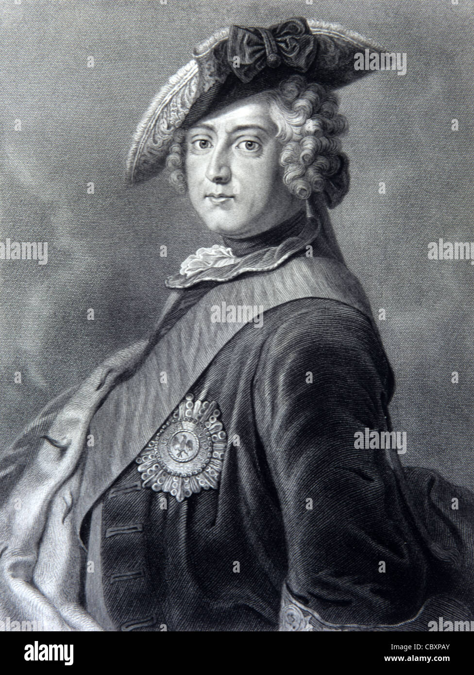 Portrait of Frederick II of Prussia, known as 'Frederick the Great ...