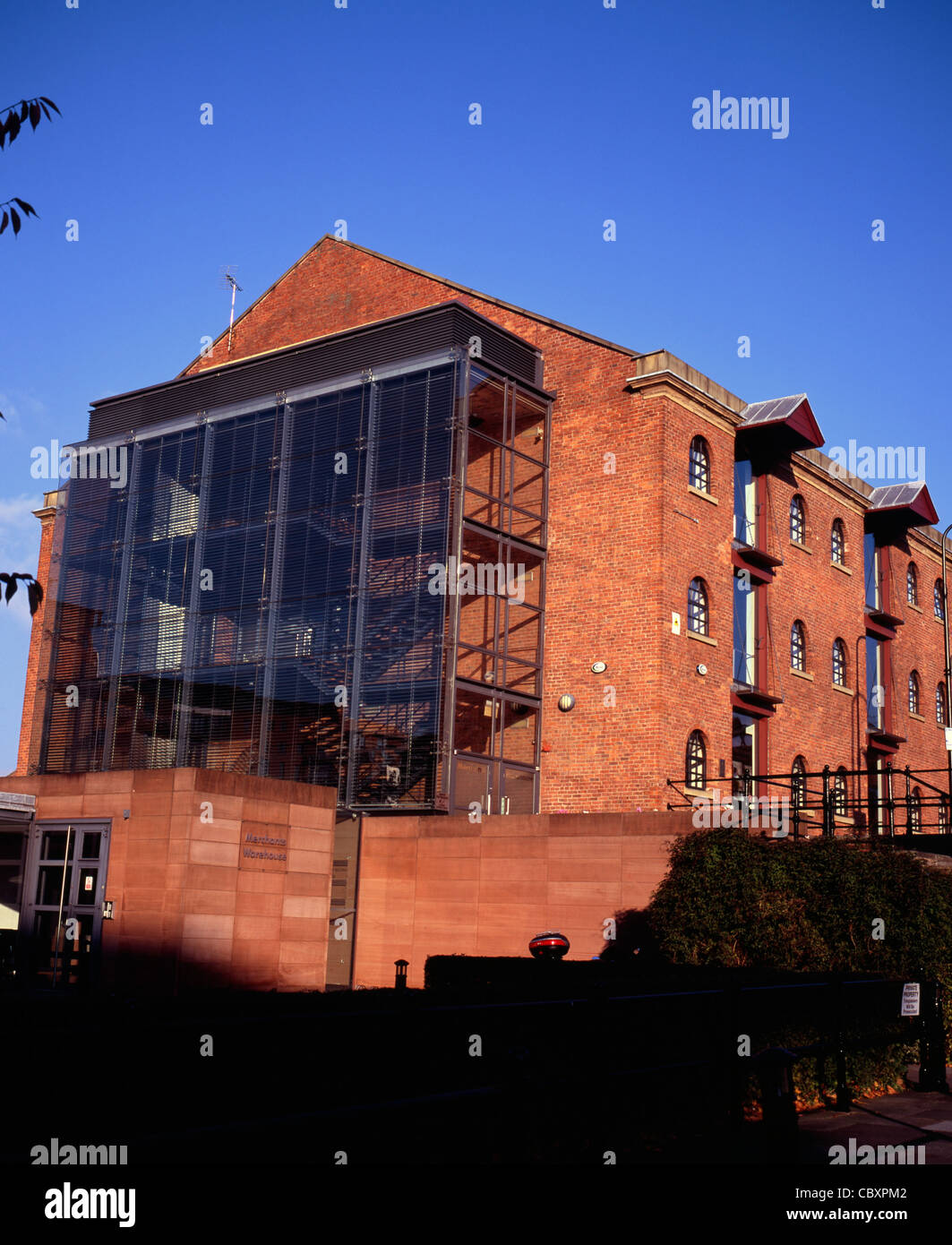 Restored Warehouse Castlefield Canal Basin Manchester England Stock ...