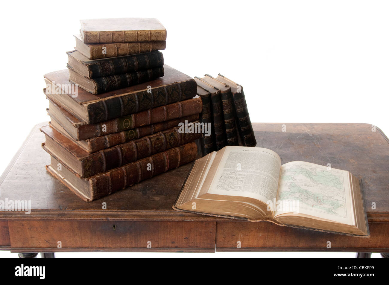 Leather bound book hi-res stock photography and images - Alamy