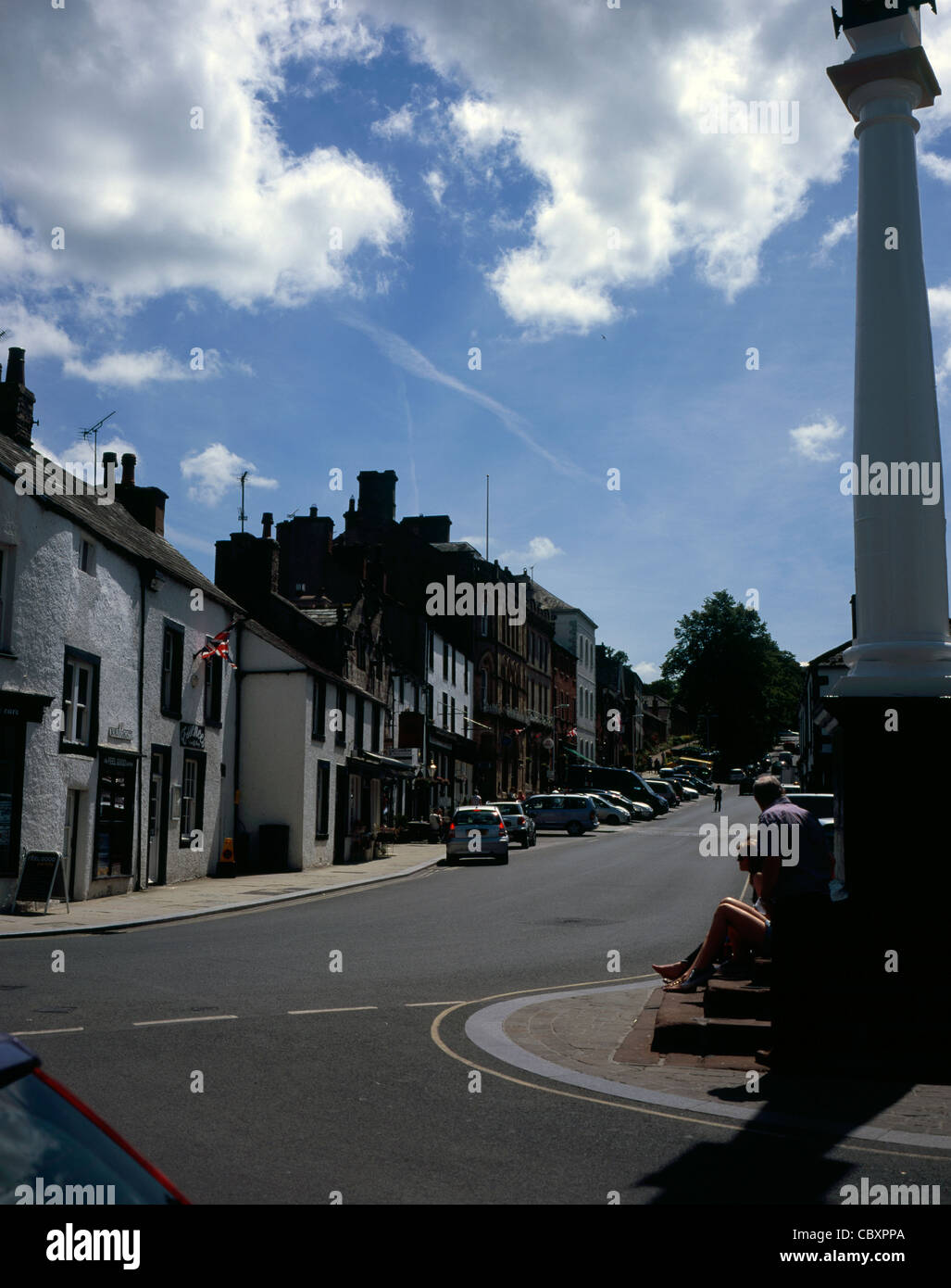 Boroughgate Appleby-in-Westmorland Cumbria England Stock Photo - Alamy