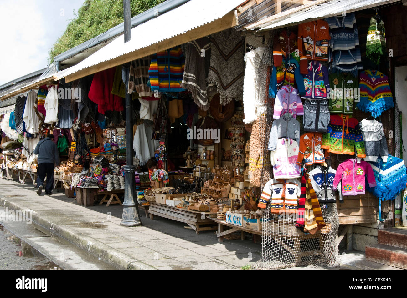 Chile. Puerto Montt city. Neighborhood of Angelmó. Lakes district Stock ...
