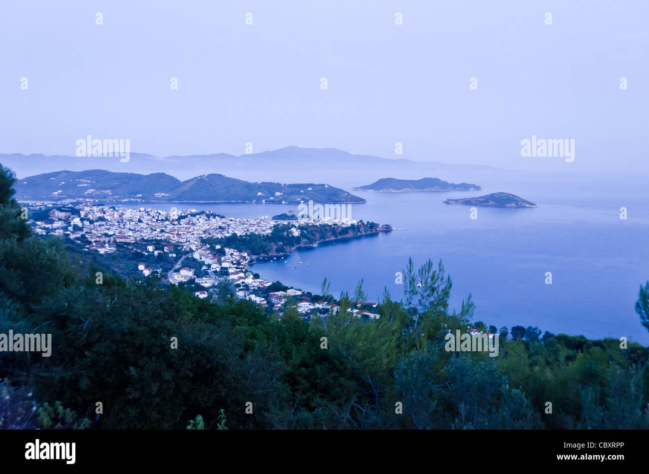 Skiathos at night hi-res stock photography and images - Alamy