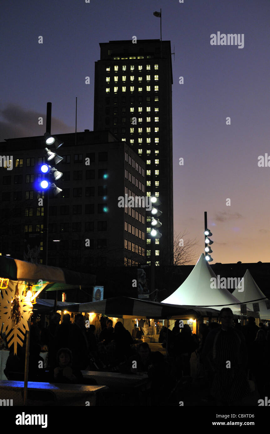 Shell Centre, one of the two central offices of oil company Shell, at ...