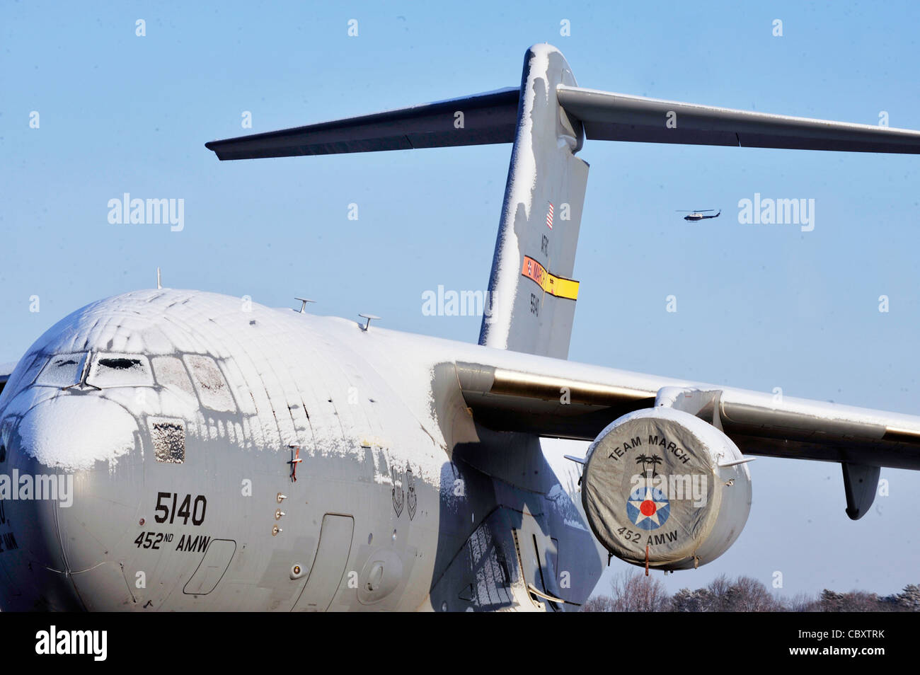 Sits on the flightline at andrews air force base hi-res stock ...