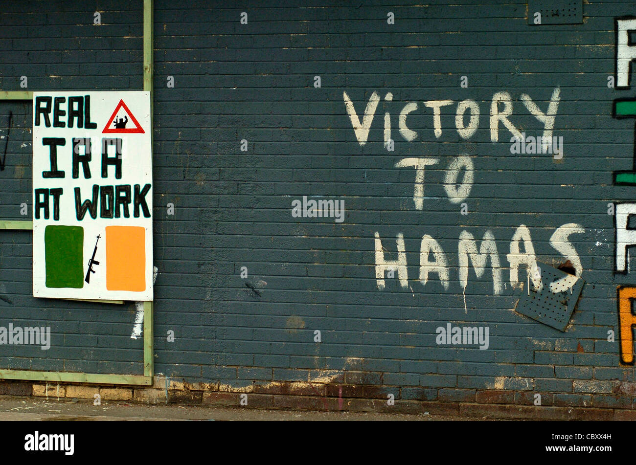 Pro ira graffiti hi-res stock photography and images - Alamy