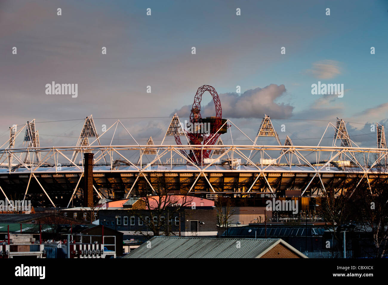 Olympic Stadium seen from Hackney Wick, E9, London, United Kingdom ...