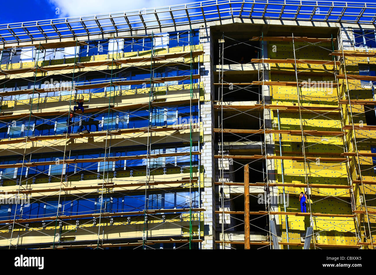 Part of the house under construction. Day Stock Photo - Alamy