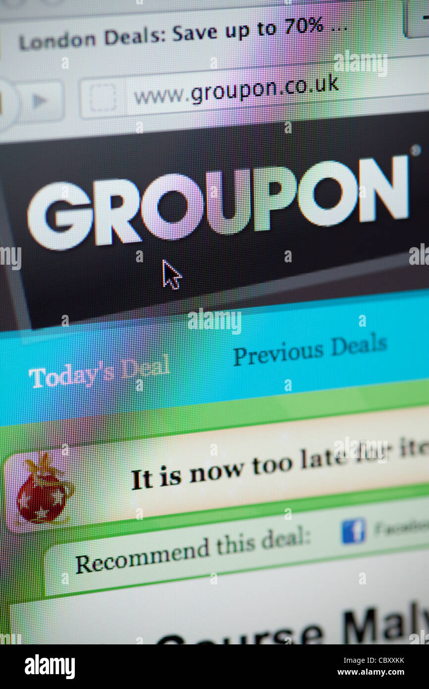 Groupon hi-res stock photography and images - Alamy